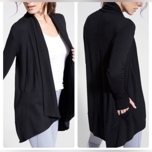 Athleta | Sweaters | Athleta Cozy Soft Pranayama Wrap Cardiganwomens ...